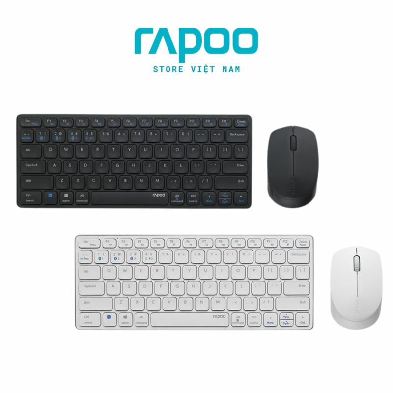 Bộ bàn phím chuột không dây Rapoo 8000M - Rapoo Việt Nam -Wireless Your ...