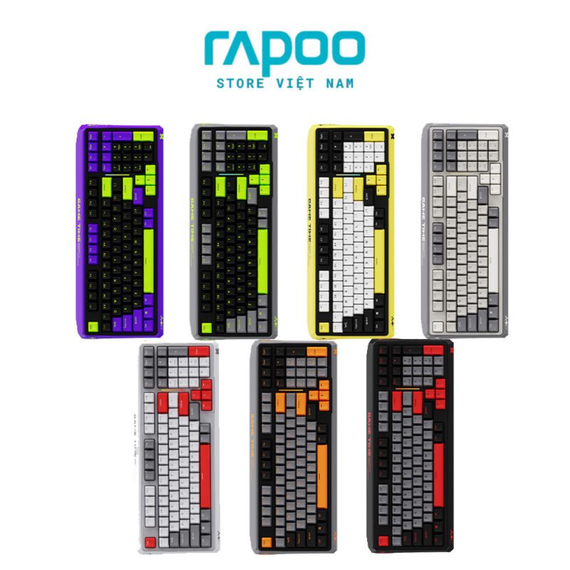 Bàn phím cơ không dây Gaming Rapoo V500PRO-87/ Dualmode (Không LED) - Rapoo Việt Nam -Wireless ...